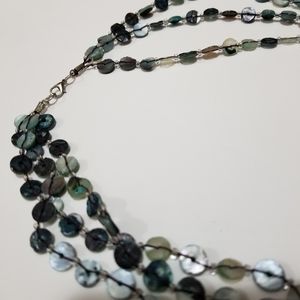 Jewelry | Layered Long Shell Button Necklace | Poshmark
